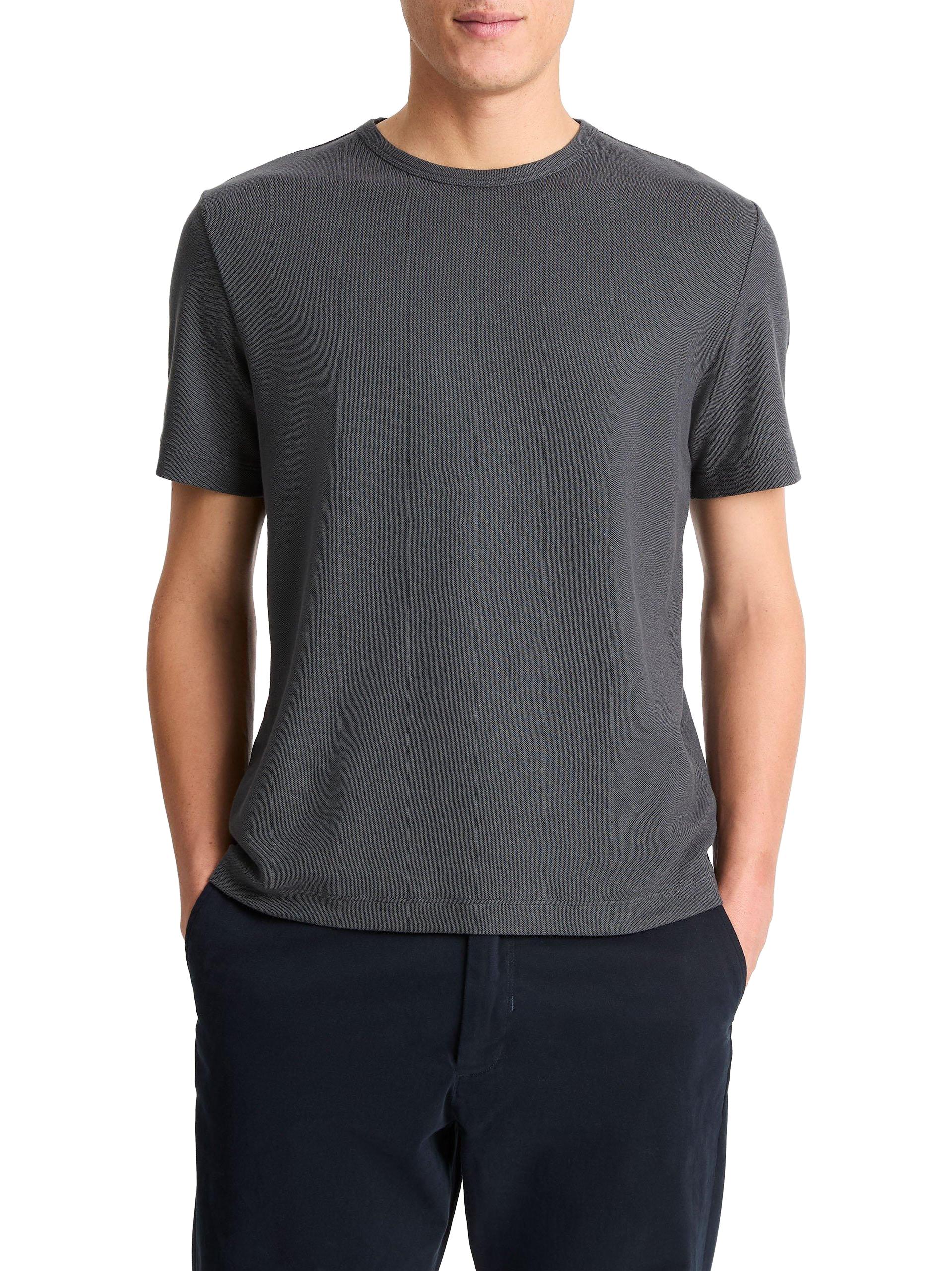 VINCE men's pima cotton piqué crew neck t-shirt